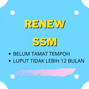 RENEW SSM > Portal Sijil Perniagaan SSM